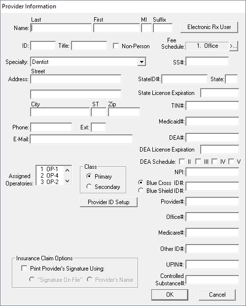 Setting Up Dentrix for a New Associate – Dentrix Magazine