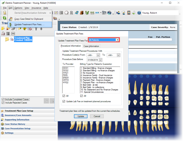 Updating Treatment Plan Fees at the Beginning of a New Year – Dentrix ...