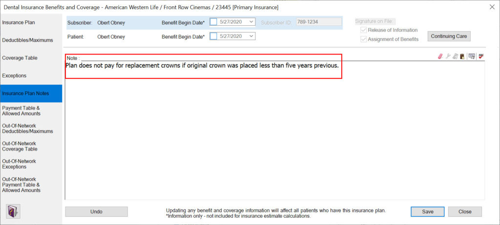 Keeping Track of Patient Insurance Information – Dentrix Magazine