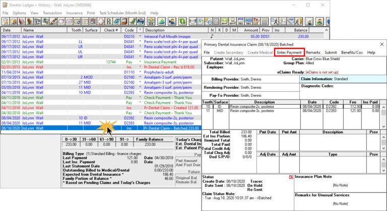 Efficiently Posting Insurance Payments in Dentrix – Dentrix Magazine