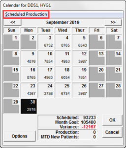 Viewing Production Goals in the Appointment Book – Dentrix Magazine