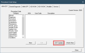 Automatically Updating CDT Codes in Dentrix – Dentrix Magazine