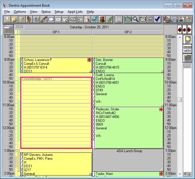 Scheduling The Perfect Day Dentrix Magazine Scheduling The Perfect Day Dentrix Magazine