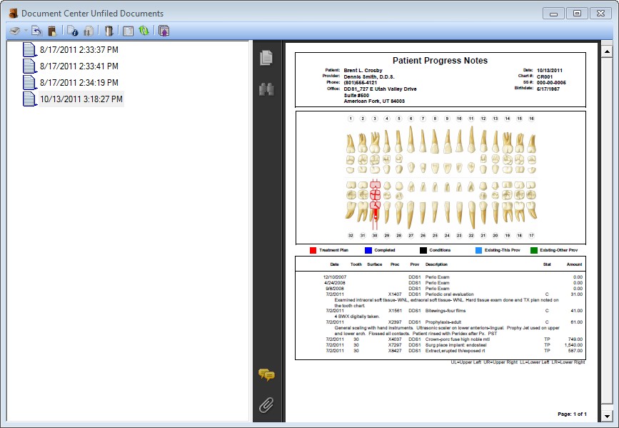 Managing Unfiled Documents in the Document Center – Dentrix Magazine